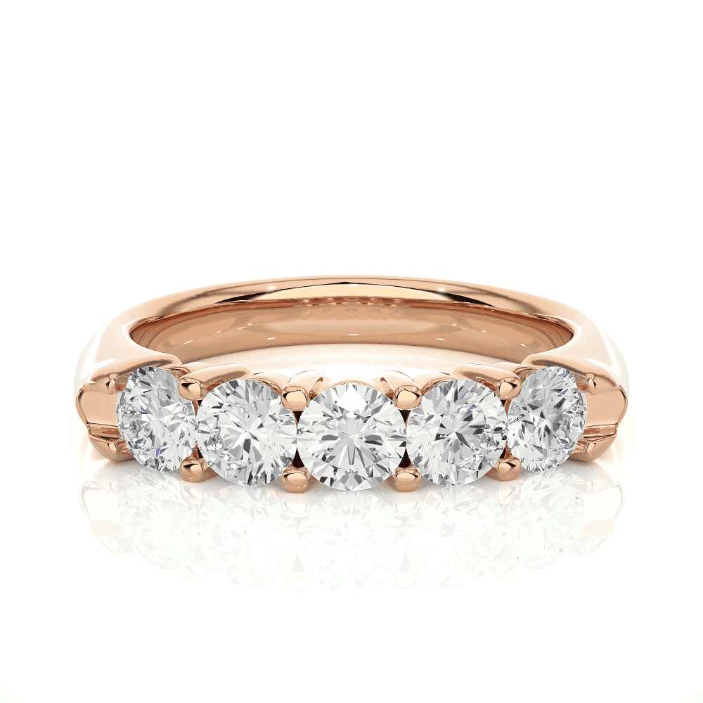 Falkland Five Diamond Unique Proposal Ring - 33Carat.com