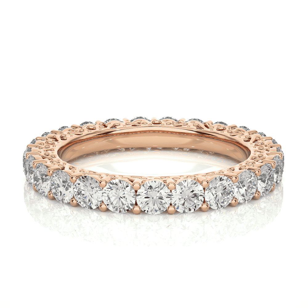 Balloch Vintage Full Eternity Round 2.50ct Ring - 33Carat.com