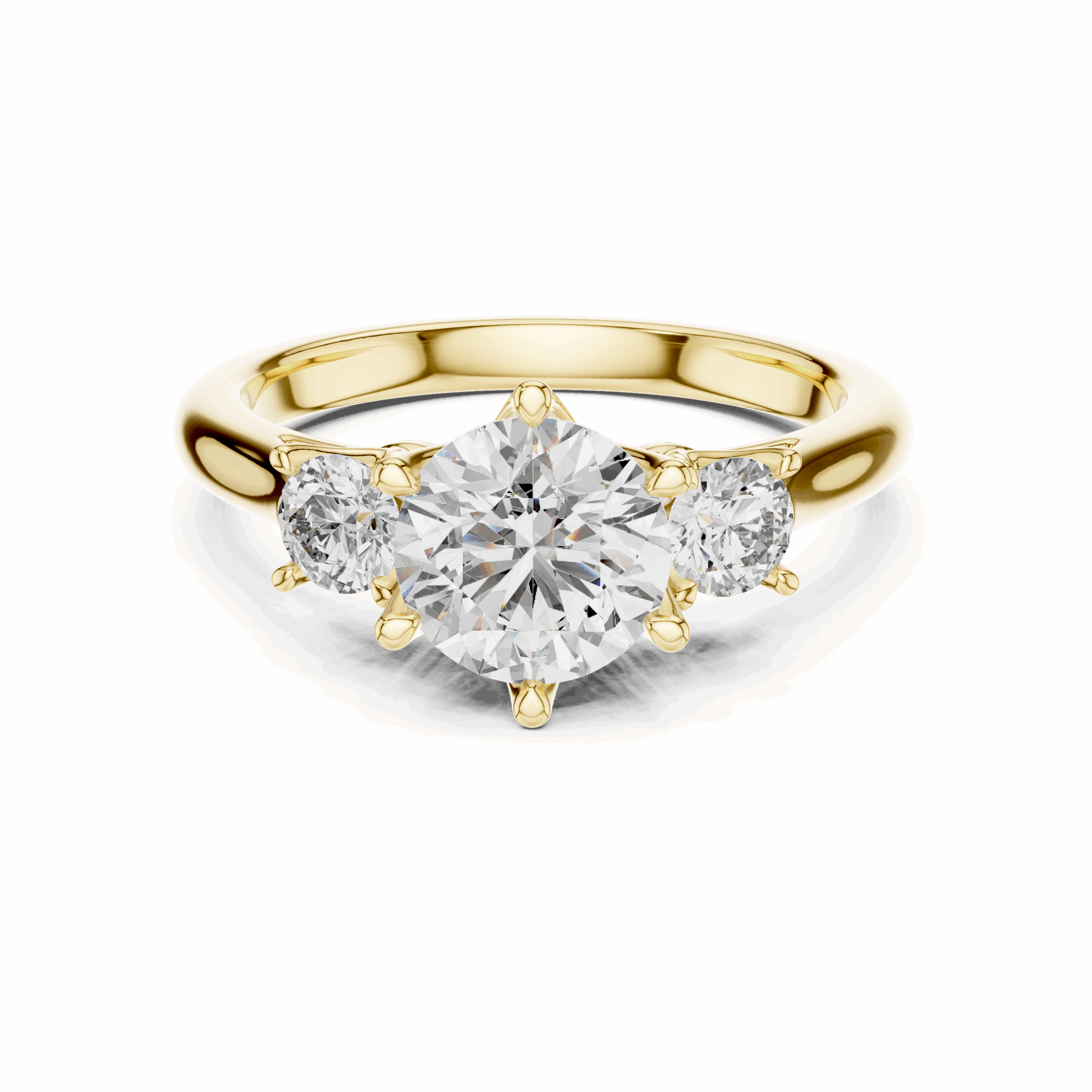 Canary Wharf Lab Diamond Ring | 1.25ct Trio