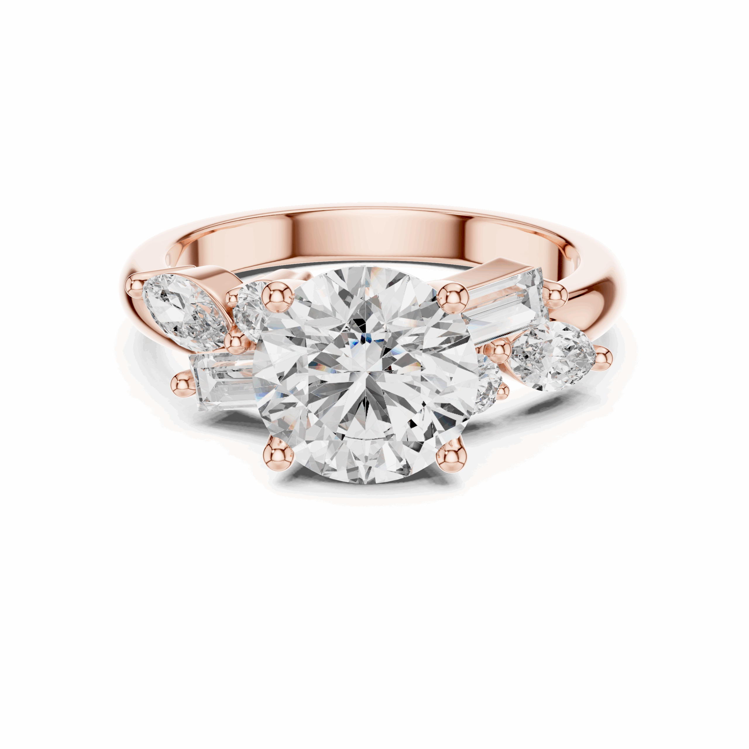 Poppy Lab Diamond Ring | 2 ct Cluster
