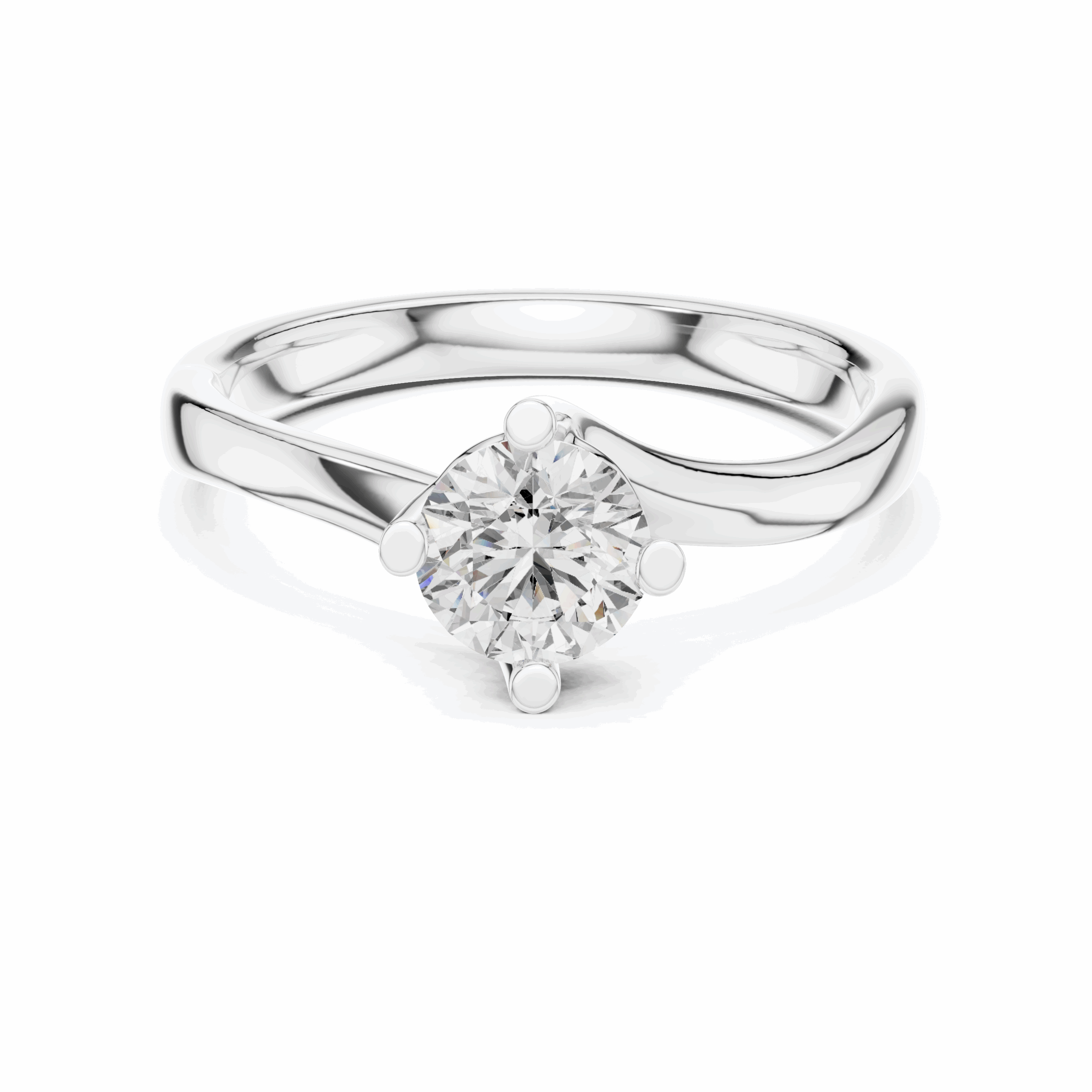 Marsh Orchid Lab Diamond Ring | 0.50 ct Solitaire